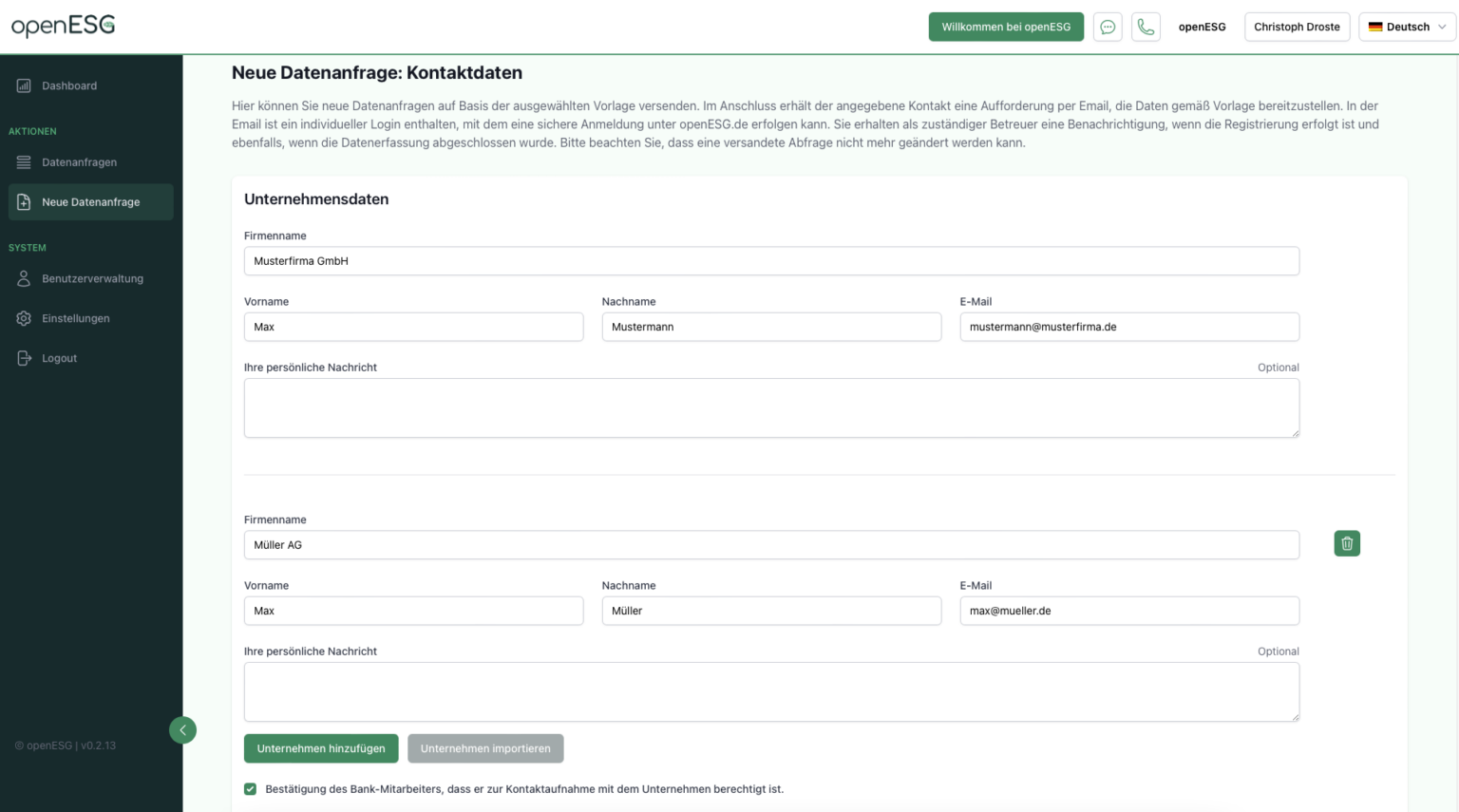 Startseite - openesg.de - ESG - VSME - CSRD - EU-Taxonomie
